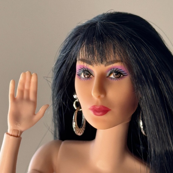 Barbie | Other | Hybrid Cher Doll Black Hair Made To Move Tall Mtm Pale ...